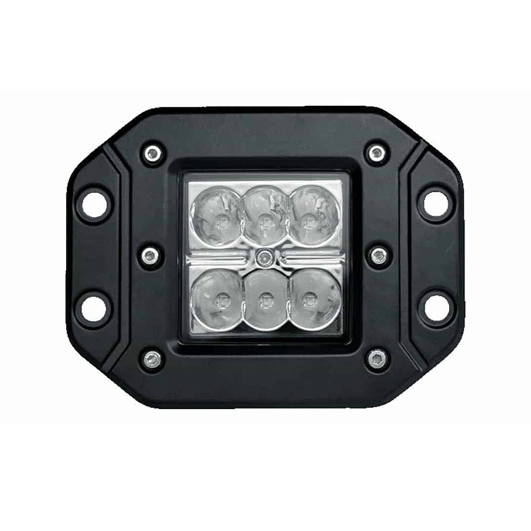 3" Cube Spot Beam CREE LED Light (Flush Mount) - N1218IS – Northern Light Bars