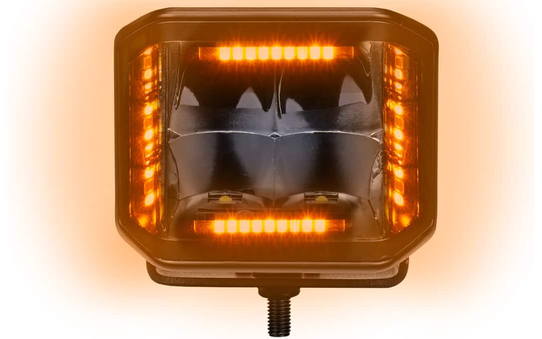 Jet Black Series Side Shooter Kit with Amber Warning Light - NJSS2EMAW ...