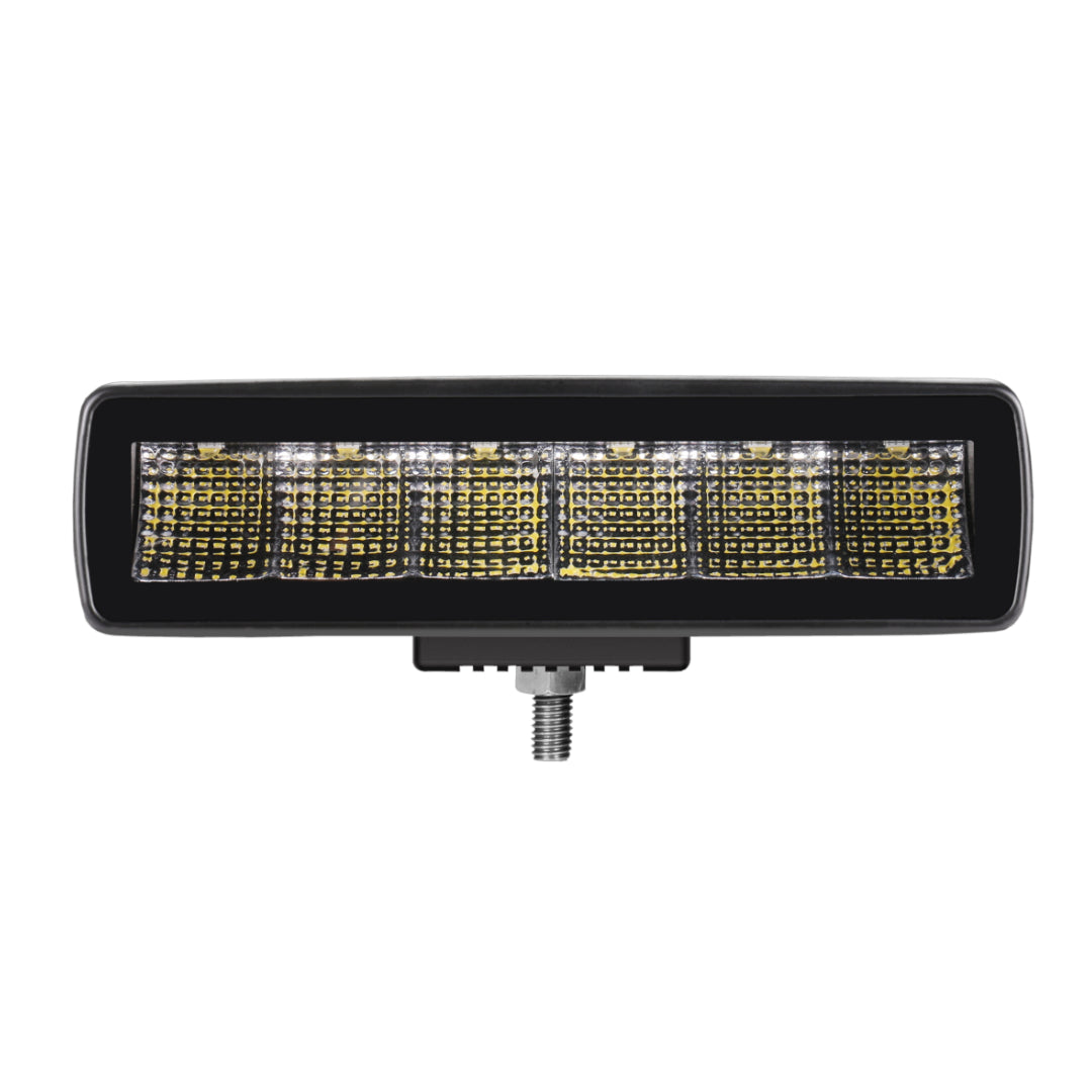 6" Jet Black Series Flood Beam Compact Light Bar - NJ2030F – Northern ...